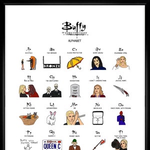 Printable Wall Art | Buffy the Vampire Slayer Digital Poster - A3 ...
