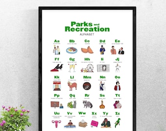 Printable Wall Art Frasier Alphabet Digital Poster A3 11x17 Inches ...