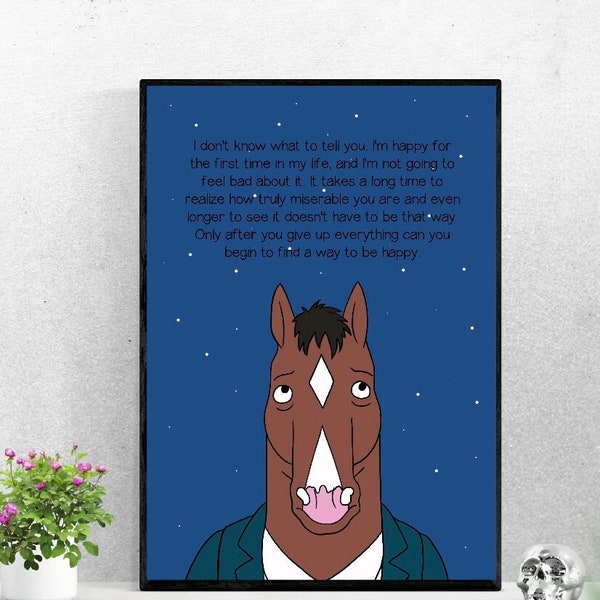 Bojack Horsman Poster - Etsy