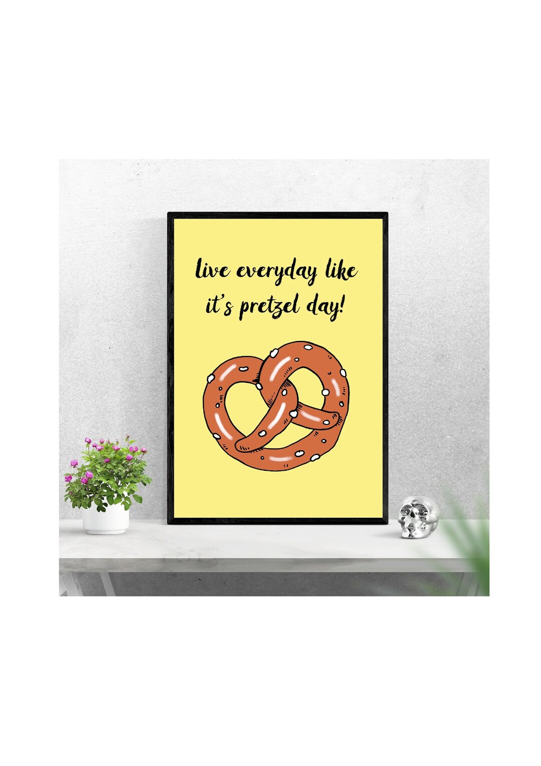 Printable Poster - the Office Poster - Pretzel Day Yellow - Download - Etsy