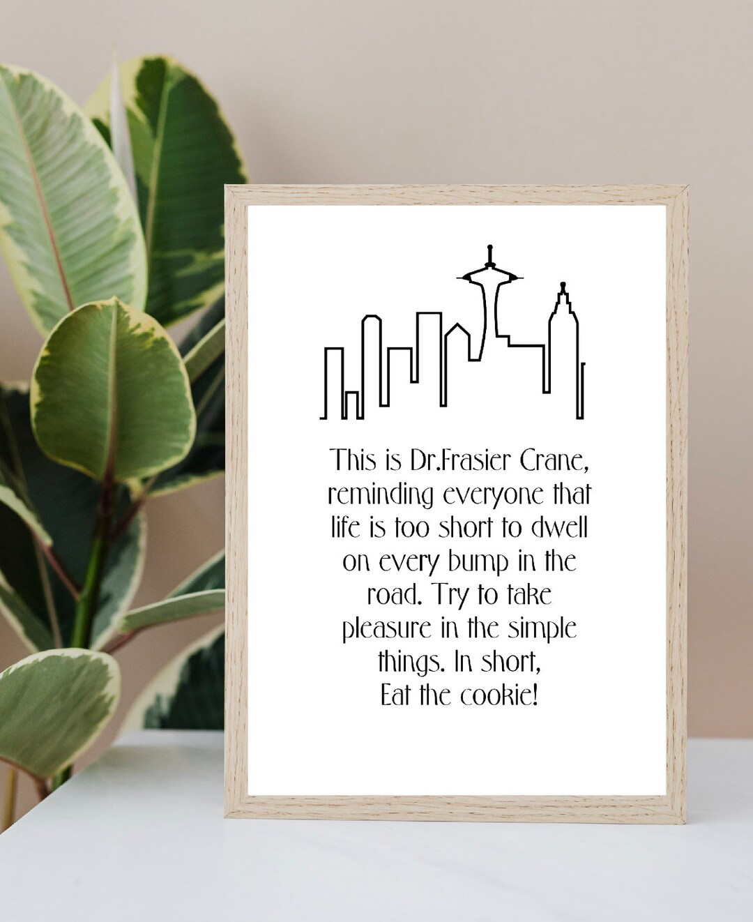 Frasier Poster- Digital- Instant Download- Frasier Crane- Seattle ...