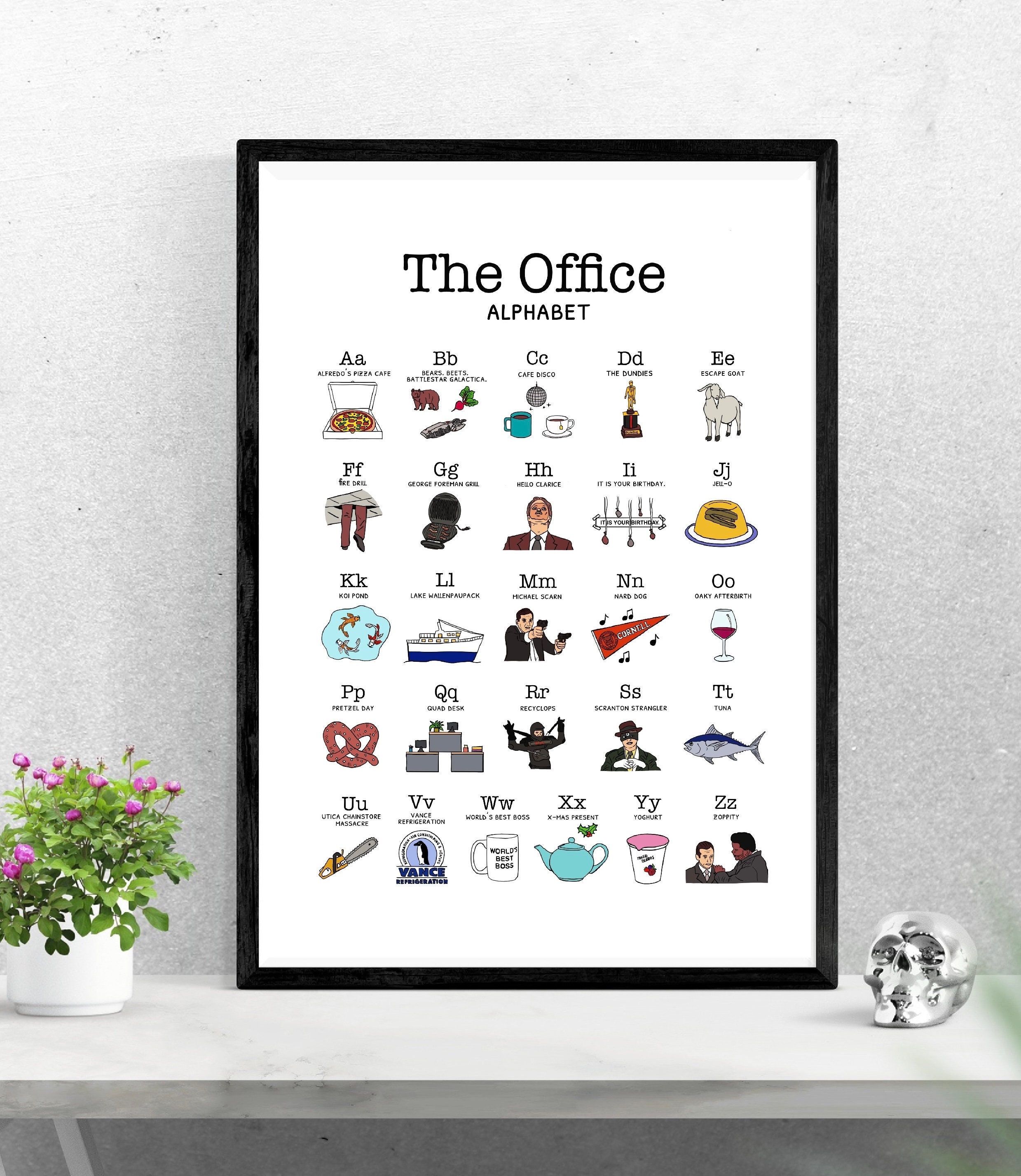 Printable Wall Art the Office Digital Poster A3 11x17 Inches Digital ...