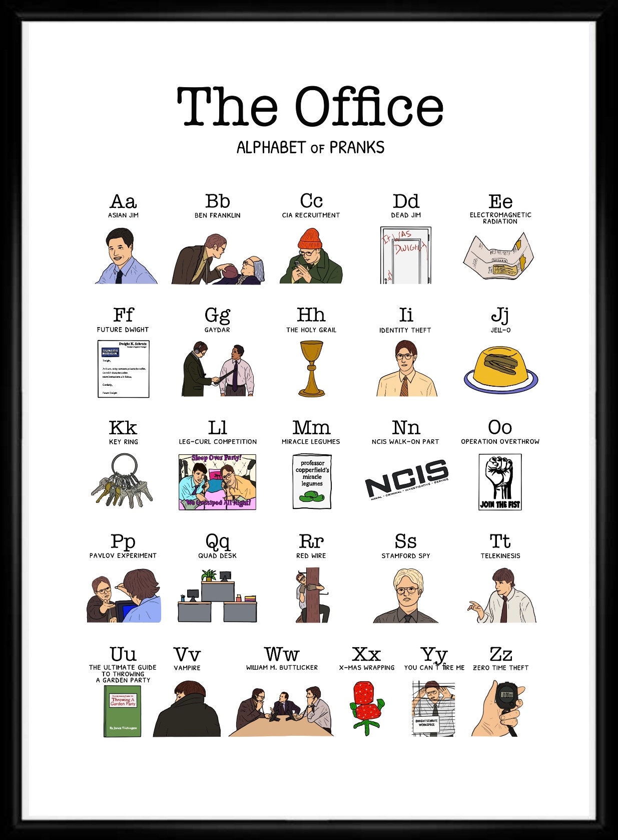 Printable Wall Art the Office Digital Poster A3 11x17 - Etsy