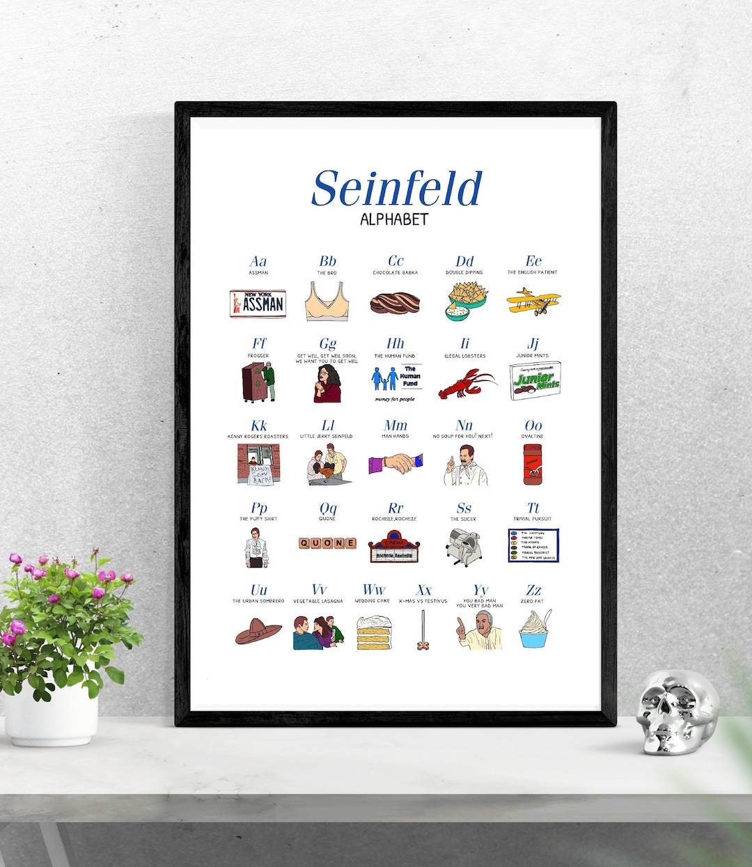Printable Wall Art | Seinfeld Digital Poster - A3 - 11x17 Inches ...