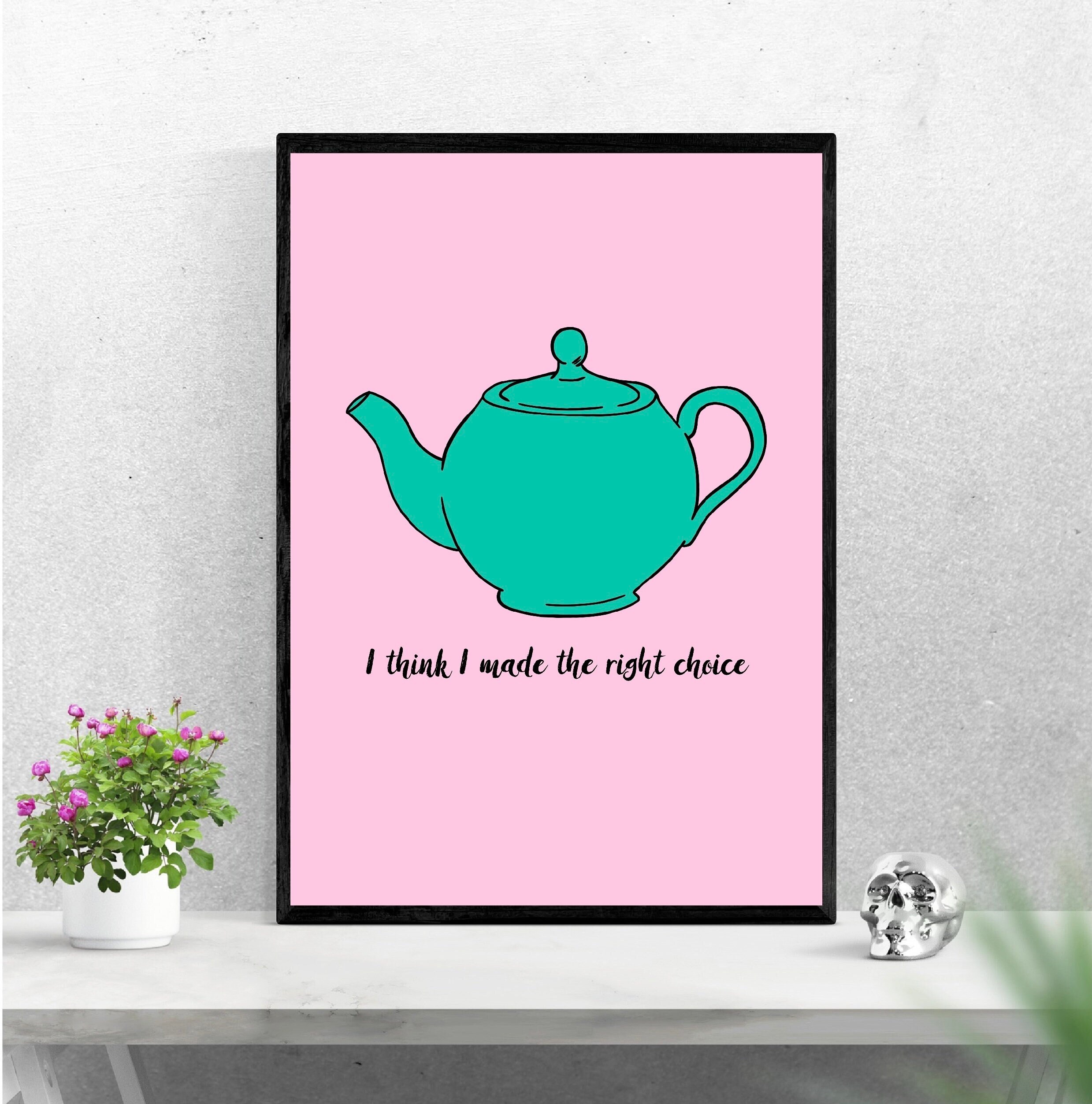 The Office Poster Teapot - Downloadable - Teapot Jim Pam - Etsy