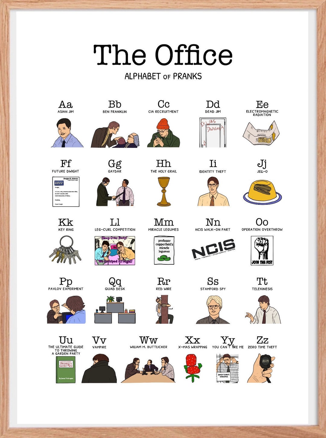 Printable Wall Art the Office Digital Poster A3 11x17 - Etsy
