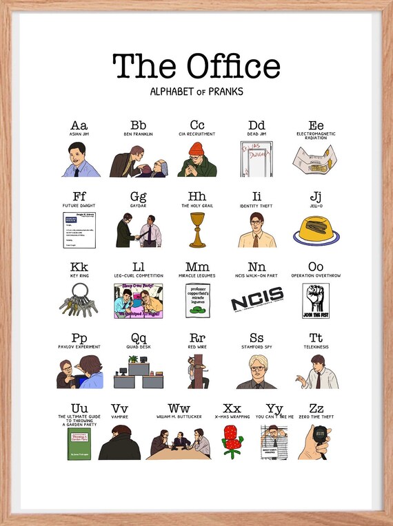 Printable Wall Art the Office Digital Poster A3 11x17 | Etsy