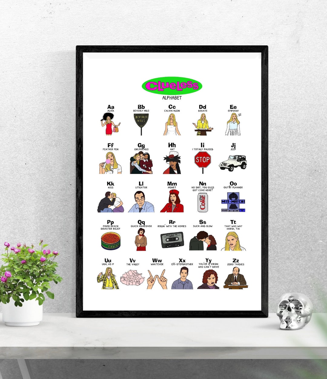 Printable Wall Art | Clueless Poster - A3 - 11x17 Inches - Digital File ...
