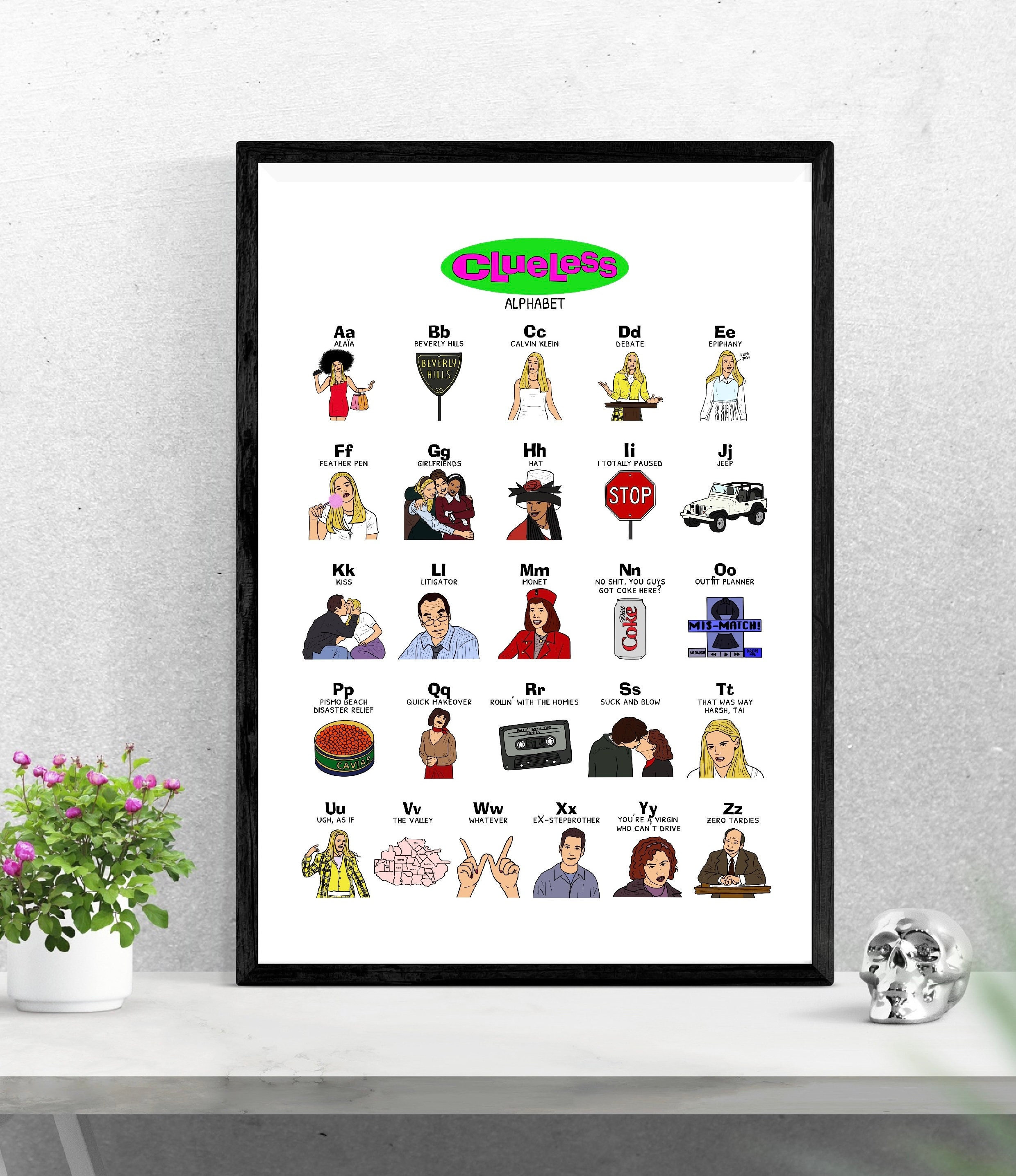 Printable Wall Art | Clueless Poster - A3 - 11x17 Inches - Digital File ...