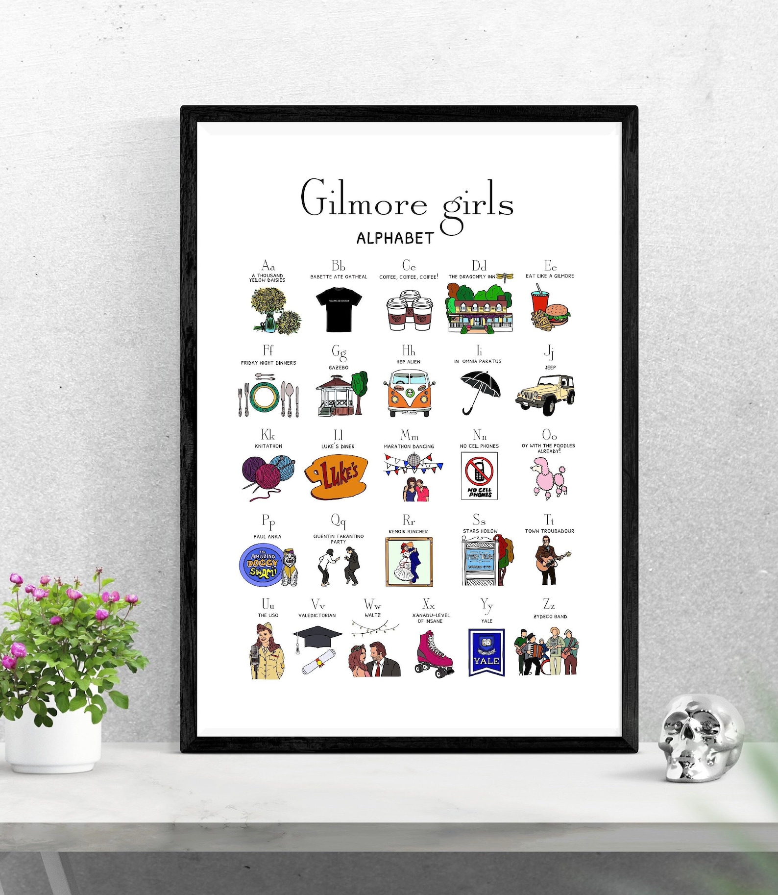 Printable Wall Art | Gilmore Girls Digital Poster - A3 - 11x17 Inches ...