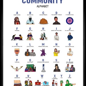 Printable Wall Art | Community Tv Show Digital Poster - A3 - 11x17 ...