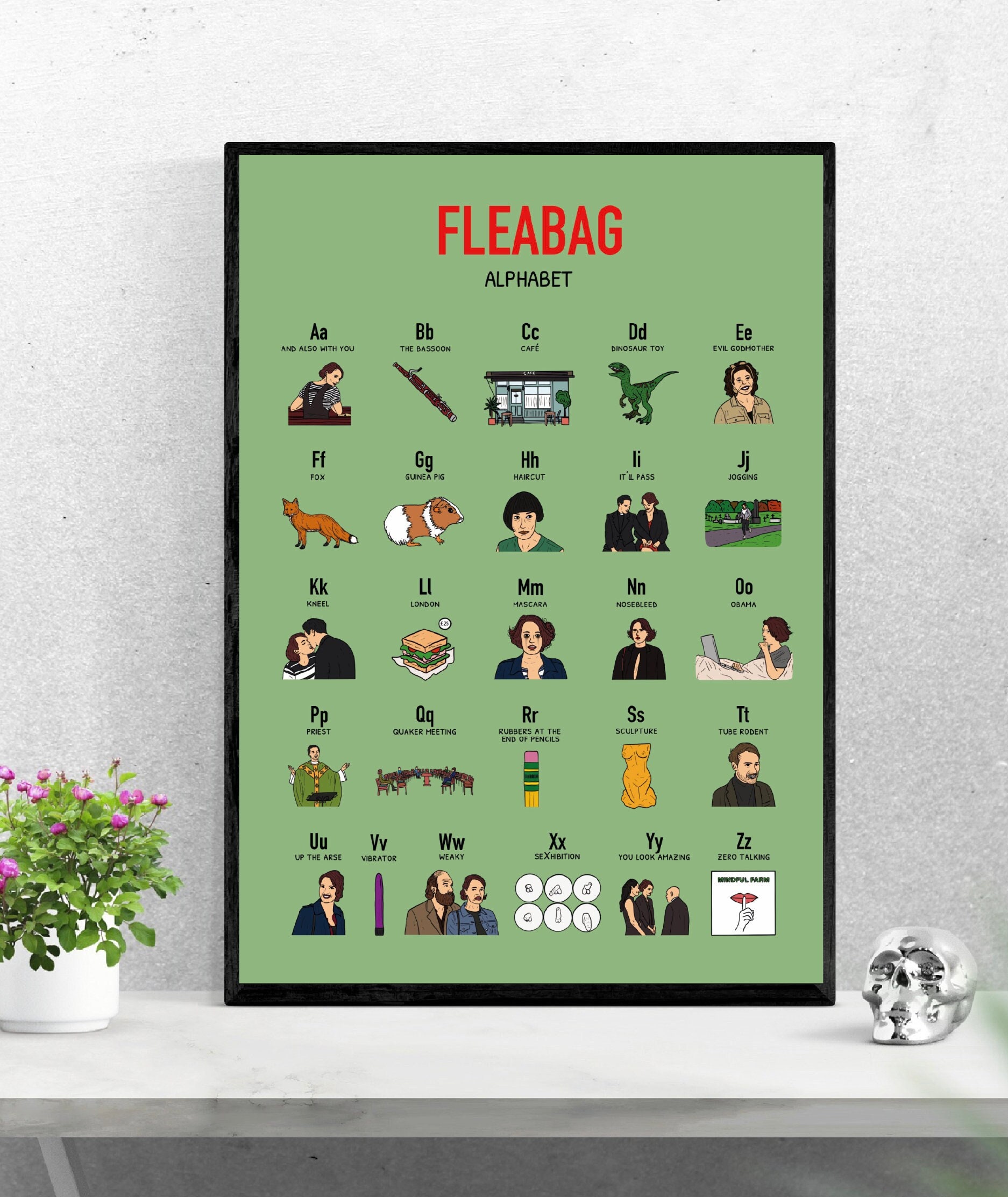 Fleabag Poster Instant Download Green Poster - Etsy