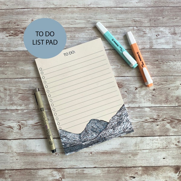 To Do List Pad - Etsy