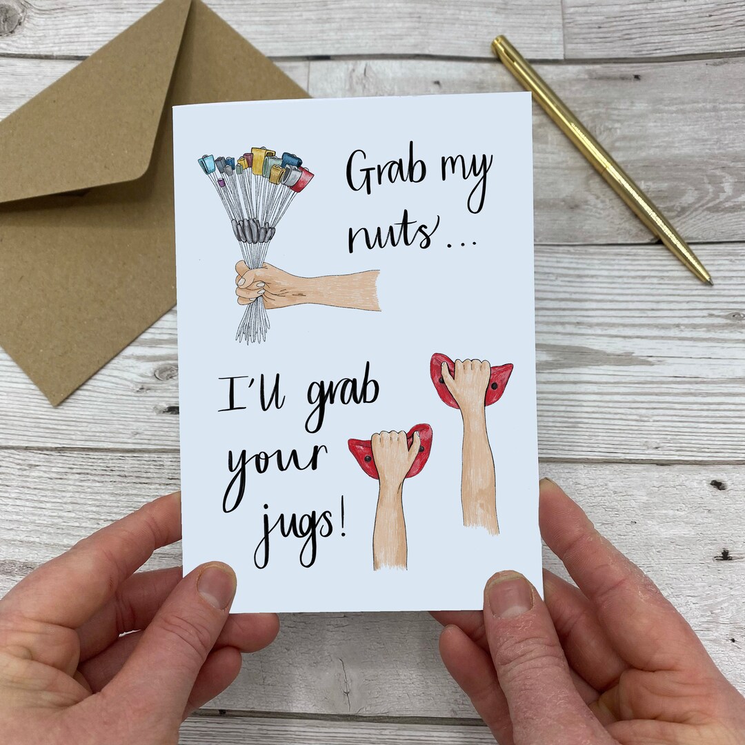 Funny Rock Climbing Card: Climbing Gift - Etsy