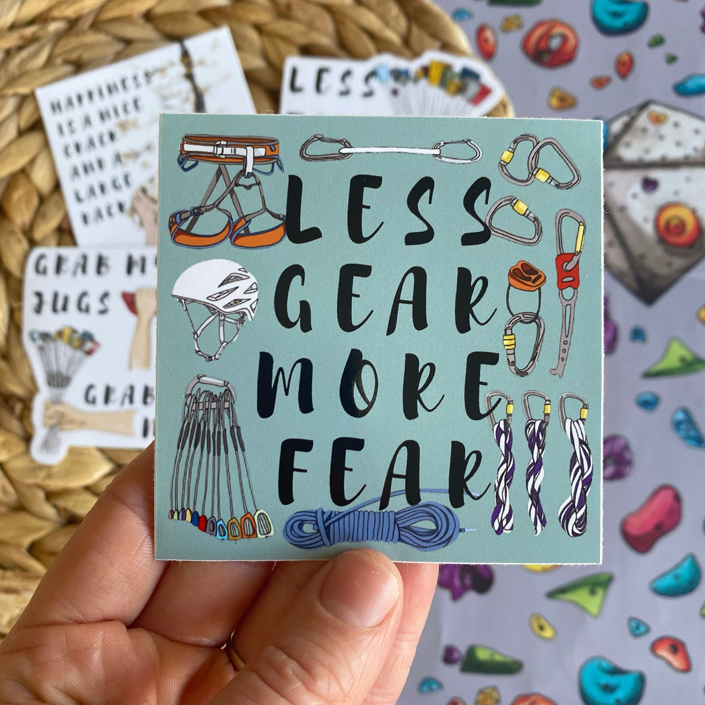 Climbing Sticker Pack - Etsy
