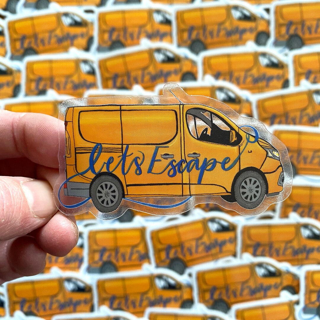 Lets Escape Van Life Sticker - Waterproof Vinyl Decal - Etsy