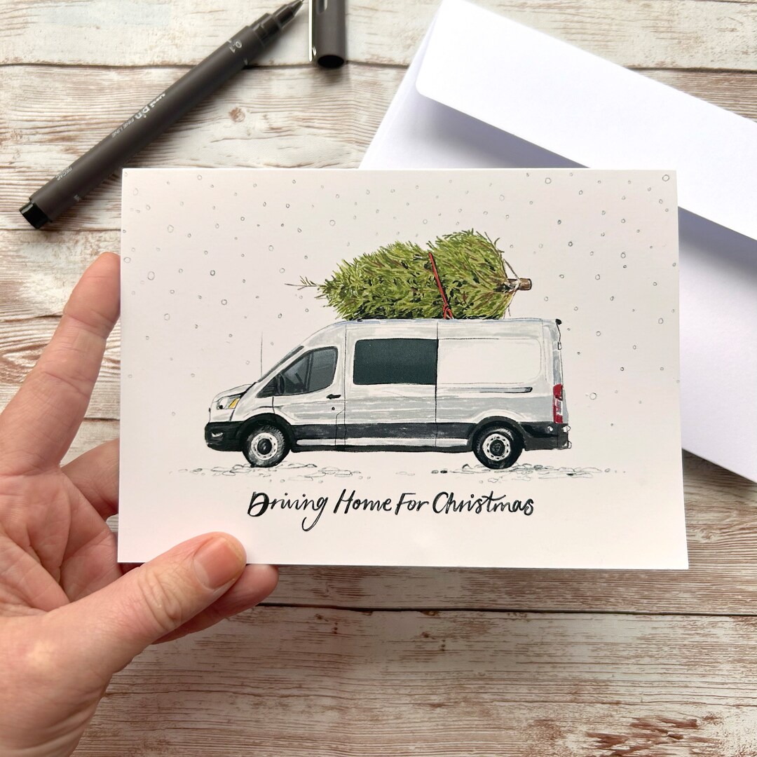 Van Christmas Card Vanlife Card Van Life Christmas Card - Etsy UK