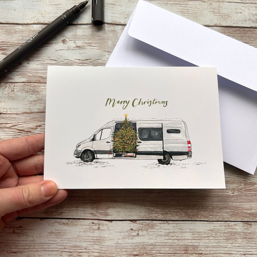 Van Christmas Card Vanlife Card Van Life Christmas Card - Etsy