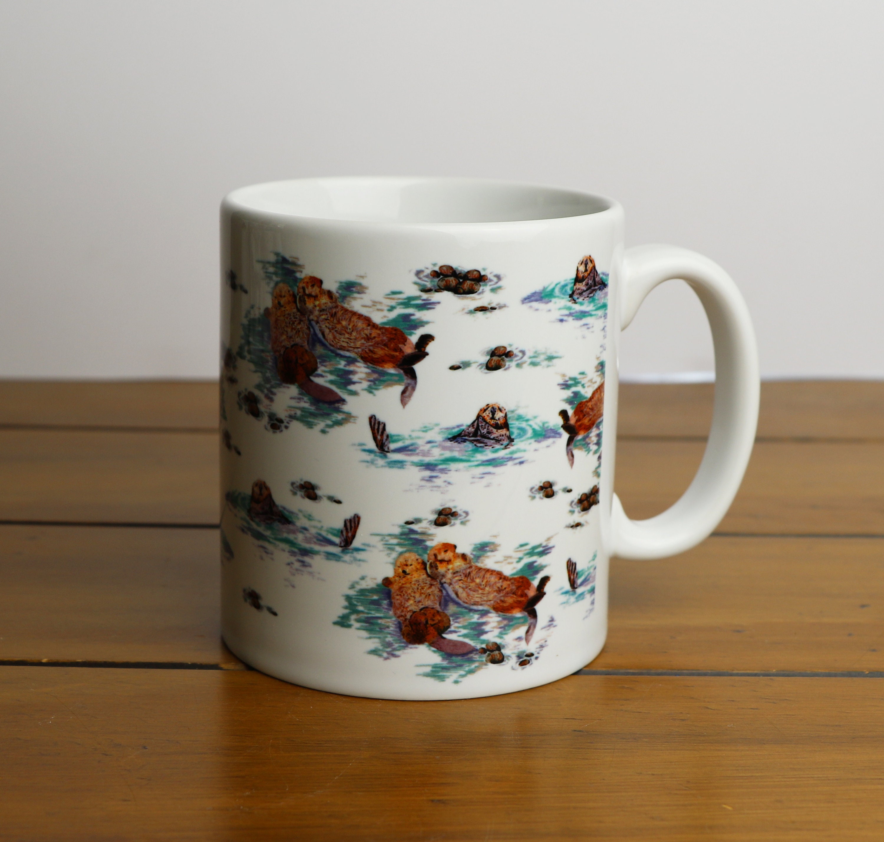 Otter Mug - Cute Otters Mug - Scottish Otter Gift - Scottish Gift - Etsy