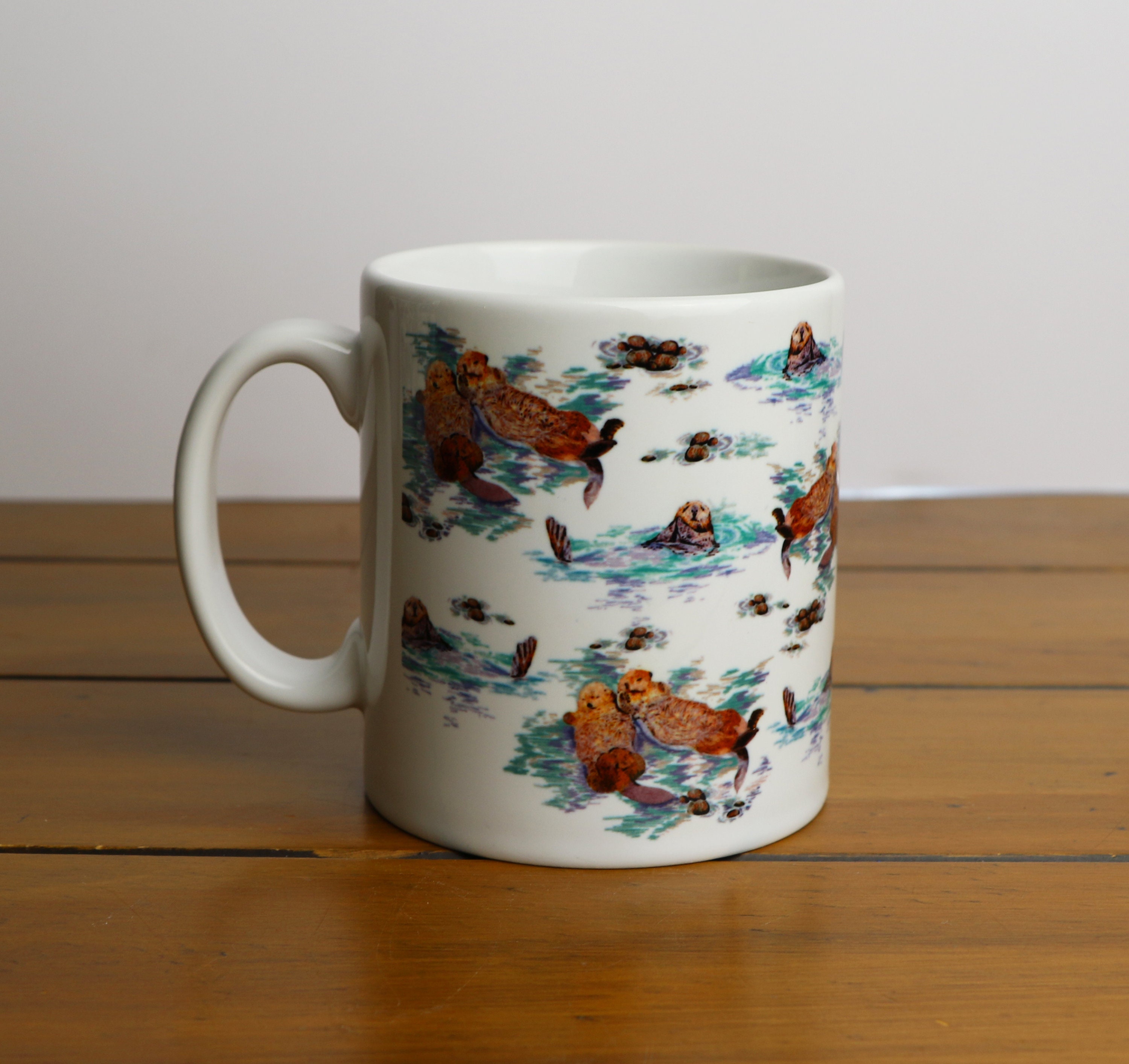 Otter Mug - Scottish Wildlife Illustration, Cute Gift - Etsy
