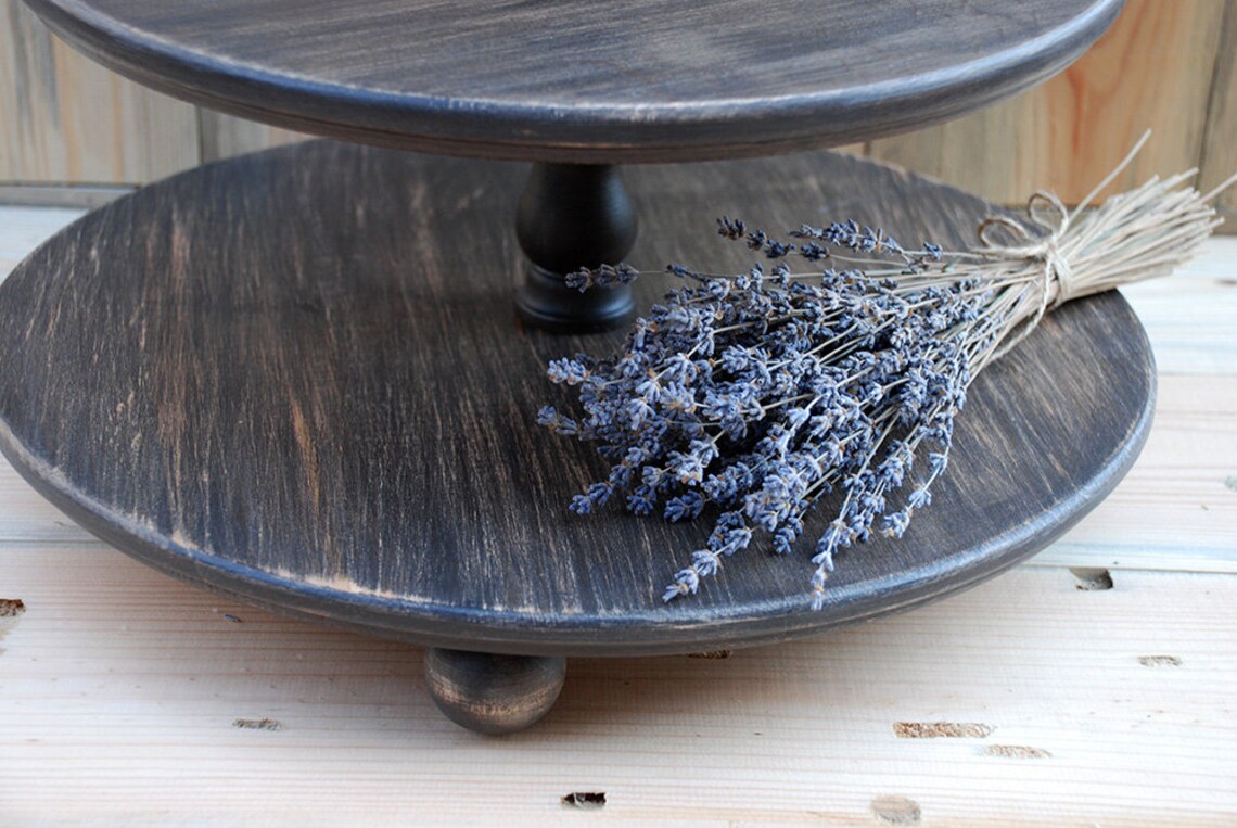 5-tier Cupcake Stand for Wedding Cupcake Tower Brown Shabby | Etsy