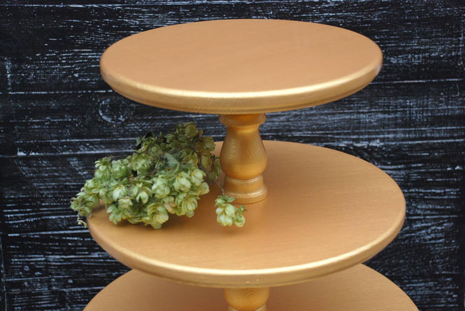 4-tier Cupcake Stand for Wedding, Gold Wedding Cake Topper, Wedding ...