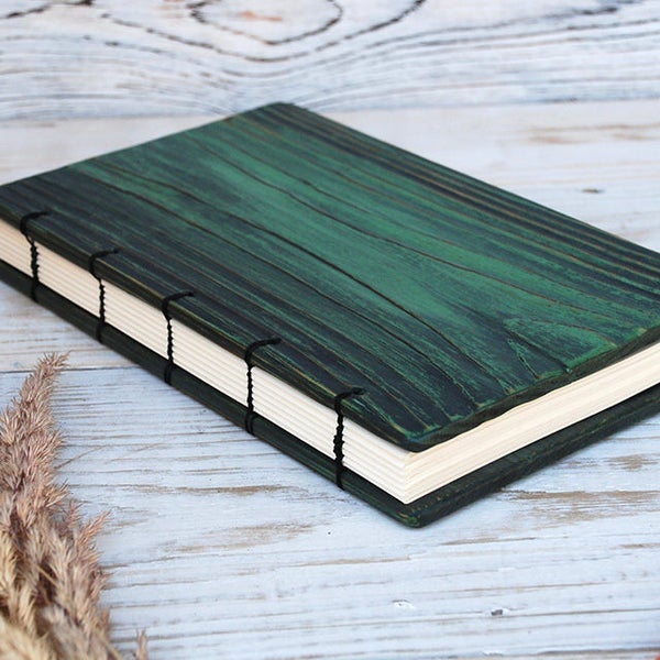 Wooden Notebook - Etsy