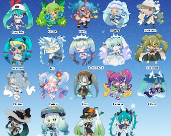 Fairy Type Kogal Miku Acrylic Keychain - Etsy