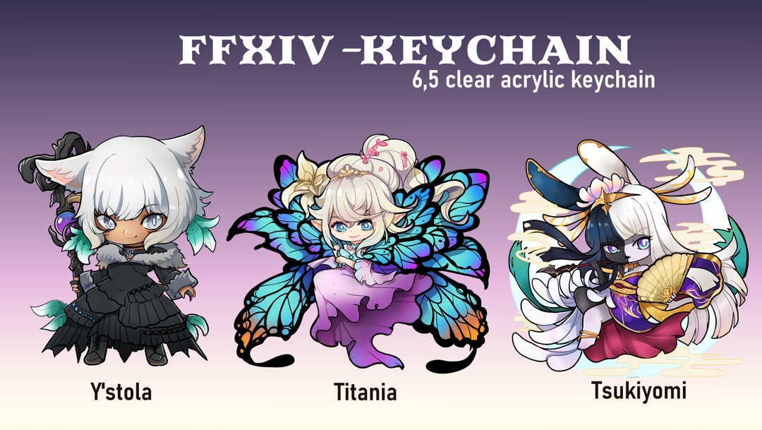 FFXIV Acrylic Keychain - Etsy