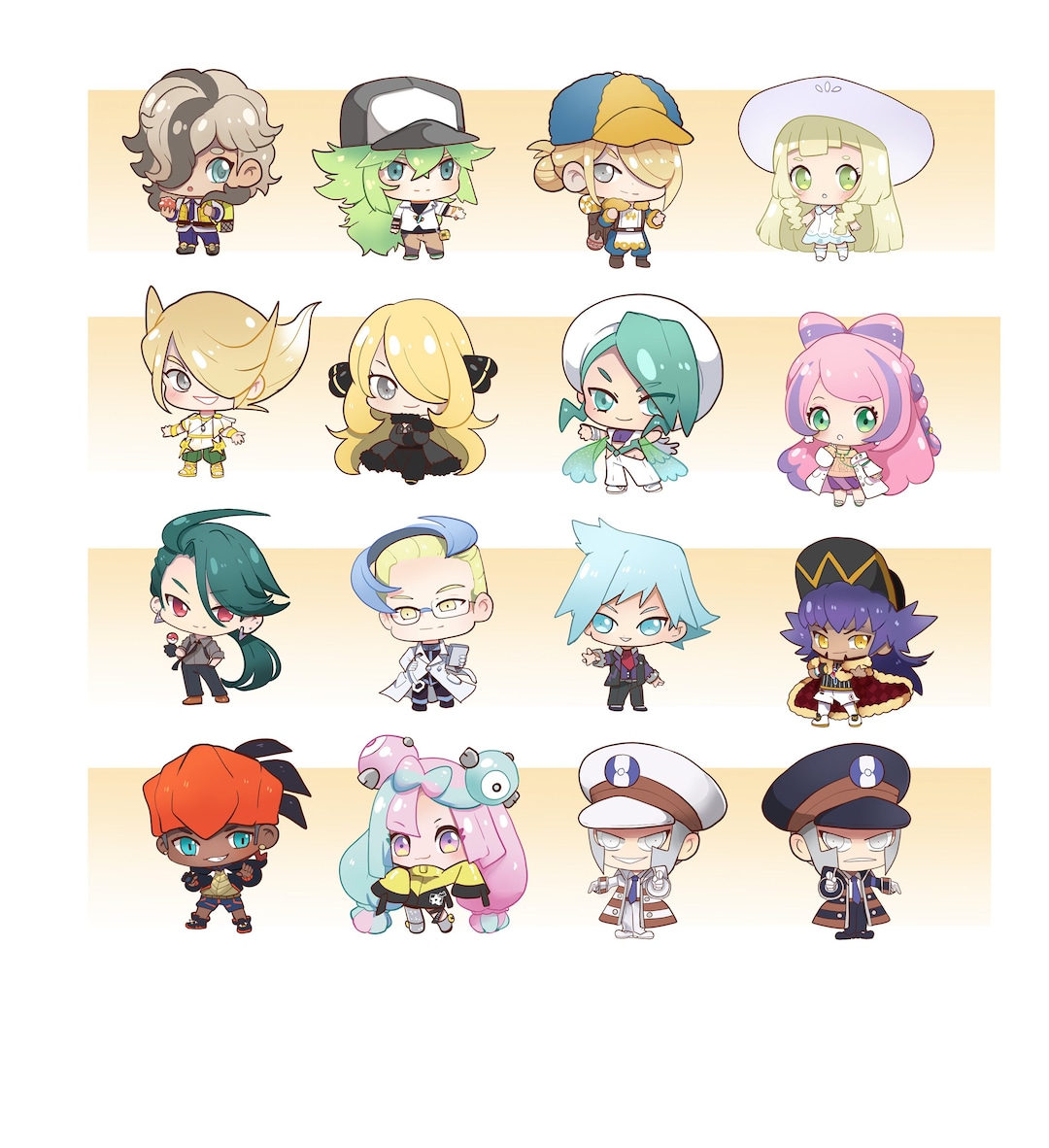 Poke Trainers Mini Chibi [preorder] - Etsy