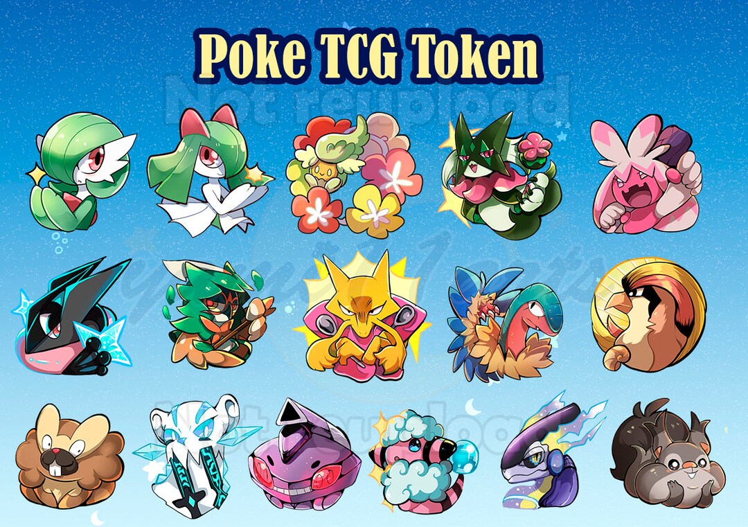 Poke TCG Token - Etsy