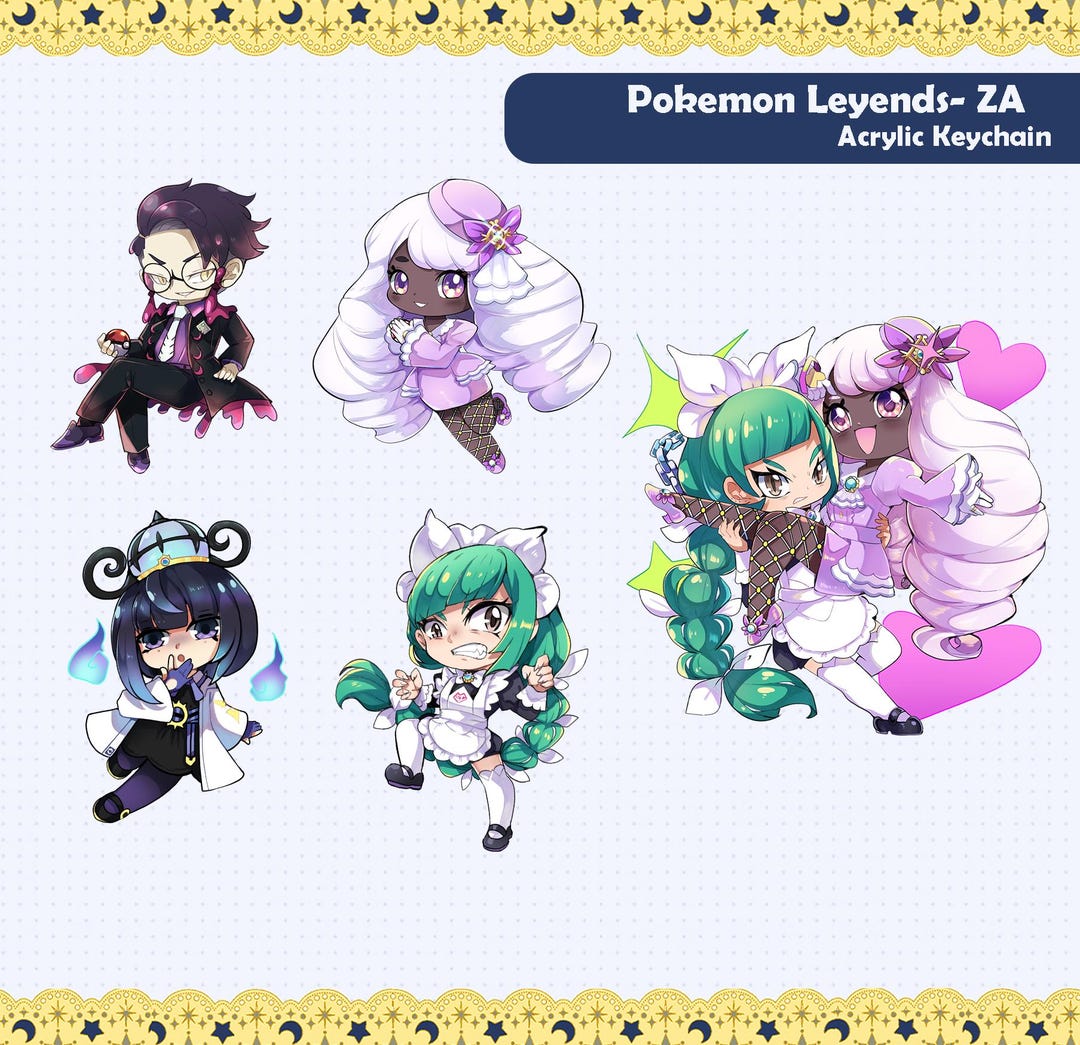 Poke Legends ZA- Characters - Etsy