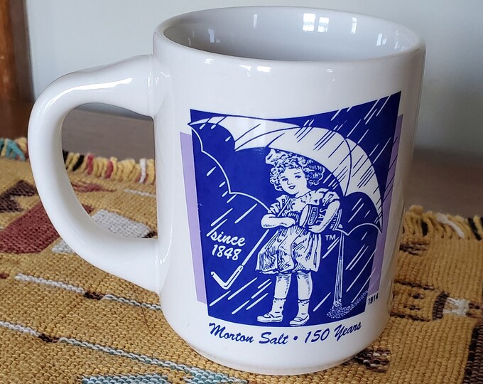Very Cool & Vintage Morton Salt Ceramic Coffee/tea Mug/cup - Etsy