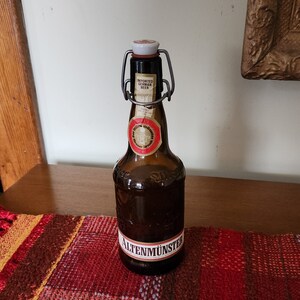 Very Cool & Vintage ALTENMUNSTER Amber Beer Bottle empty From W ...