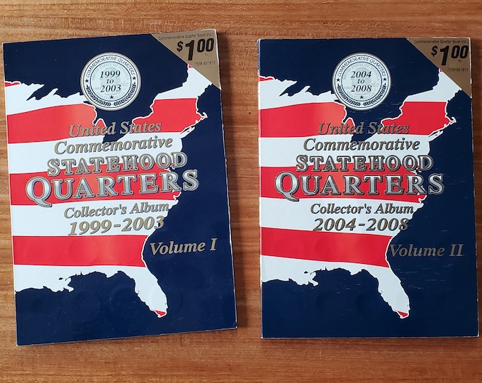 2 Collectible & Complete Untied States Commemorative Statehood Quarters ...