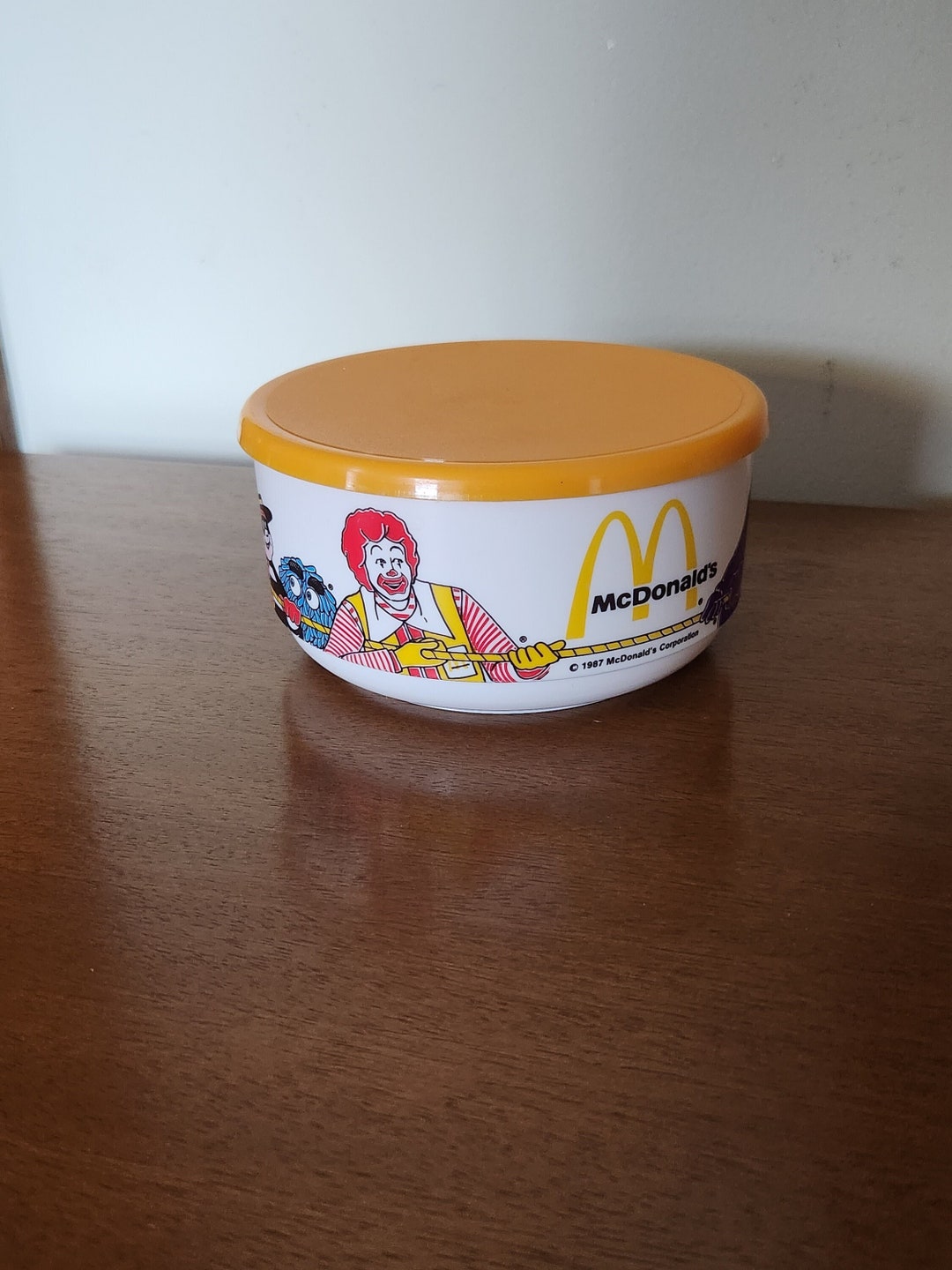 Very Cool & Vintage 1987 Mcdonald's Plastic Travel Cereal/snack Bowl ...