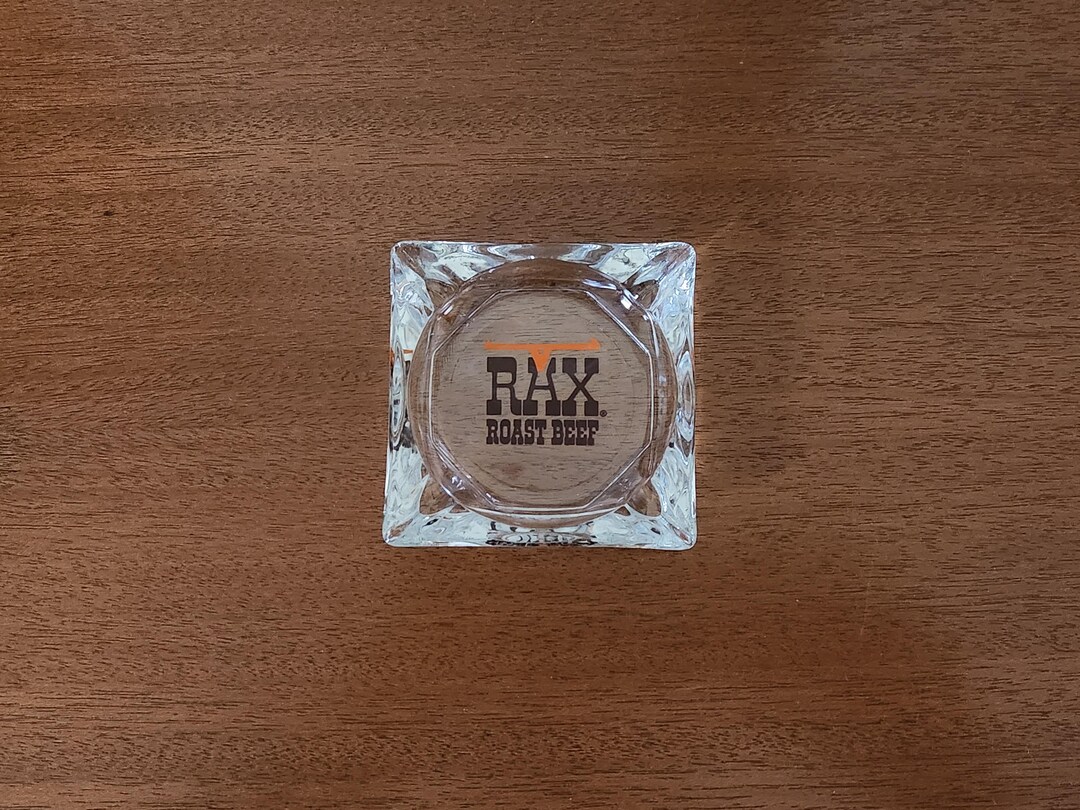 Super Rare & Vintage RAX ROAST BEEF Glass Ashtray - Etsy