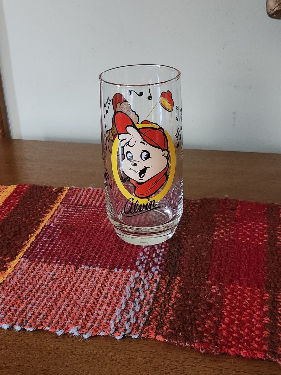 Very Cool & Vintage 1985 ALVIN and the CHIPMUNKS Cocktail/juice Glass ...