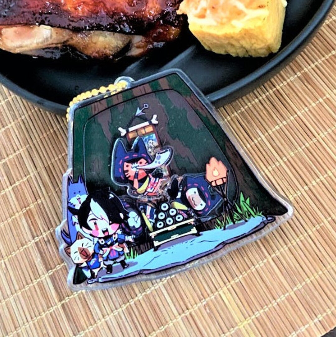 Monster Hunter RISE Iori Acrylic Shaker Charm - Etsy