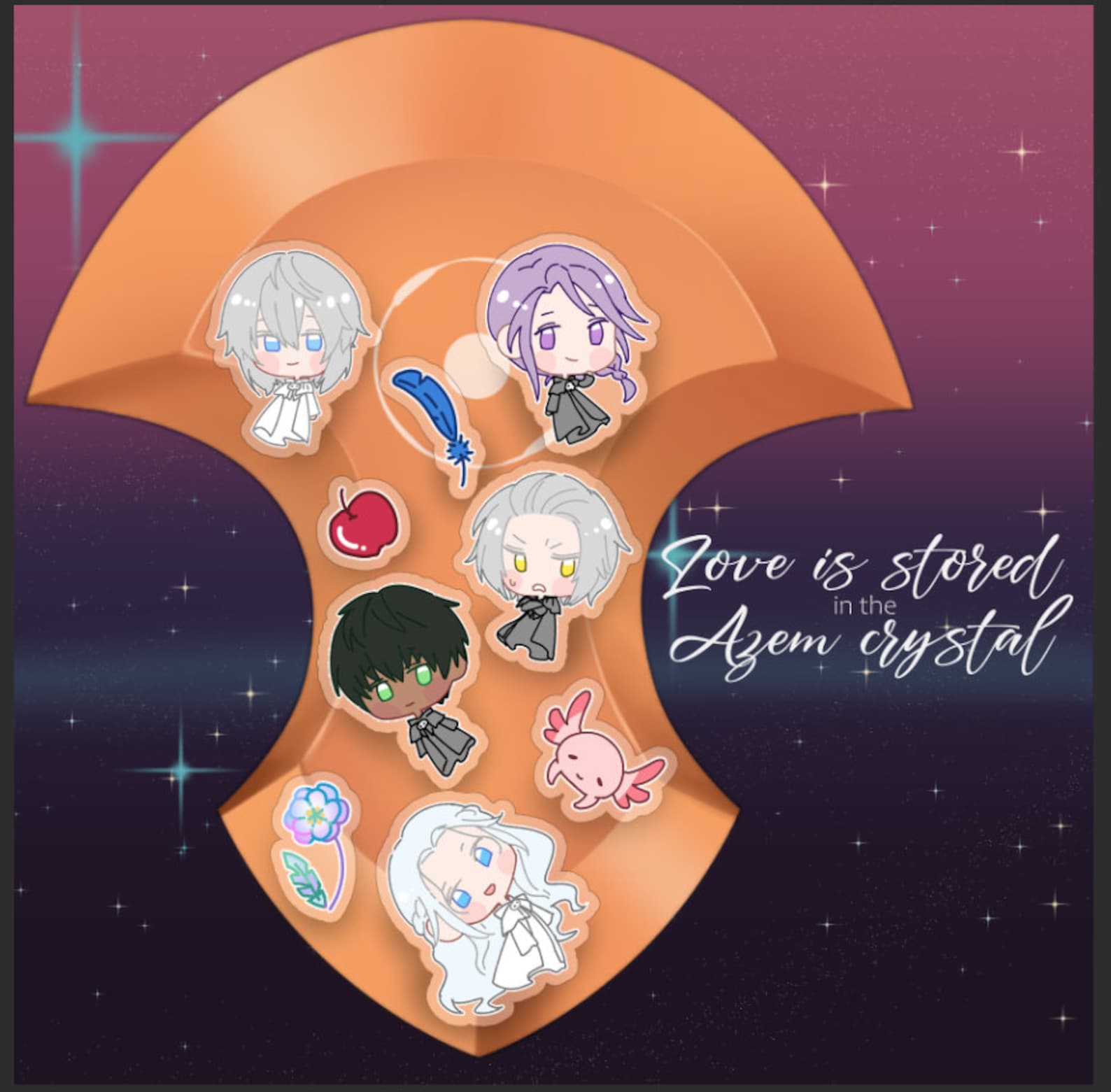 FFXIV Azem Crystal Shaker Charm - Etsy