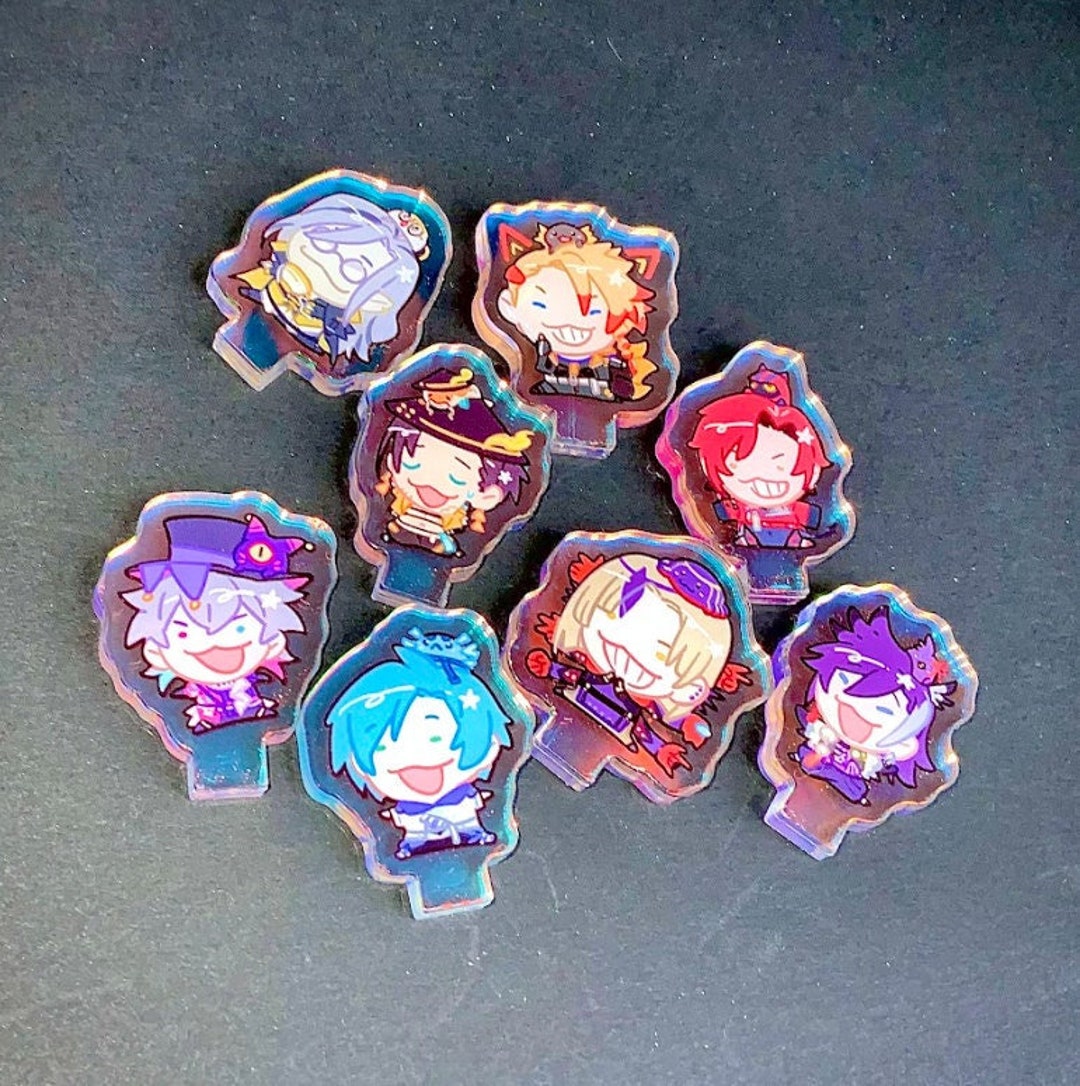 By Meepancake Hololive EN Tempus HQ & Vanguard Mini Standees - Etsy