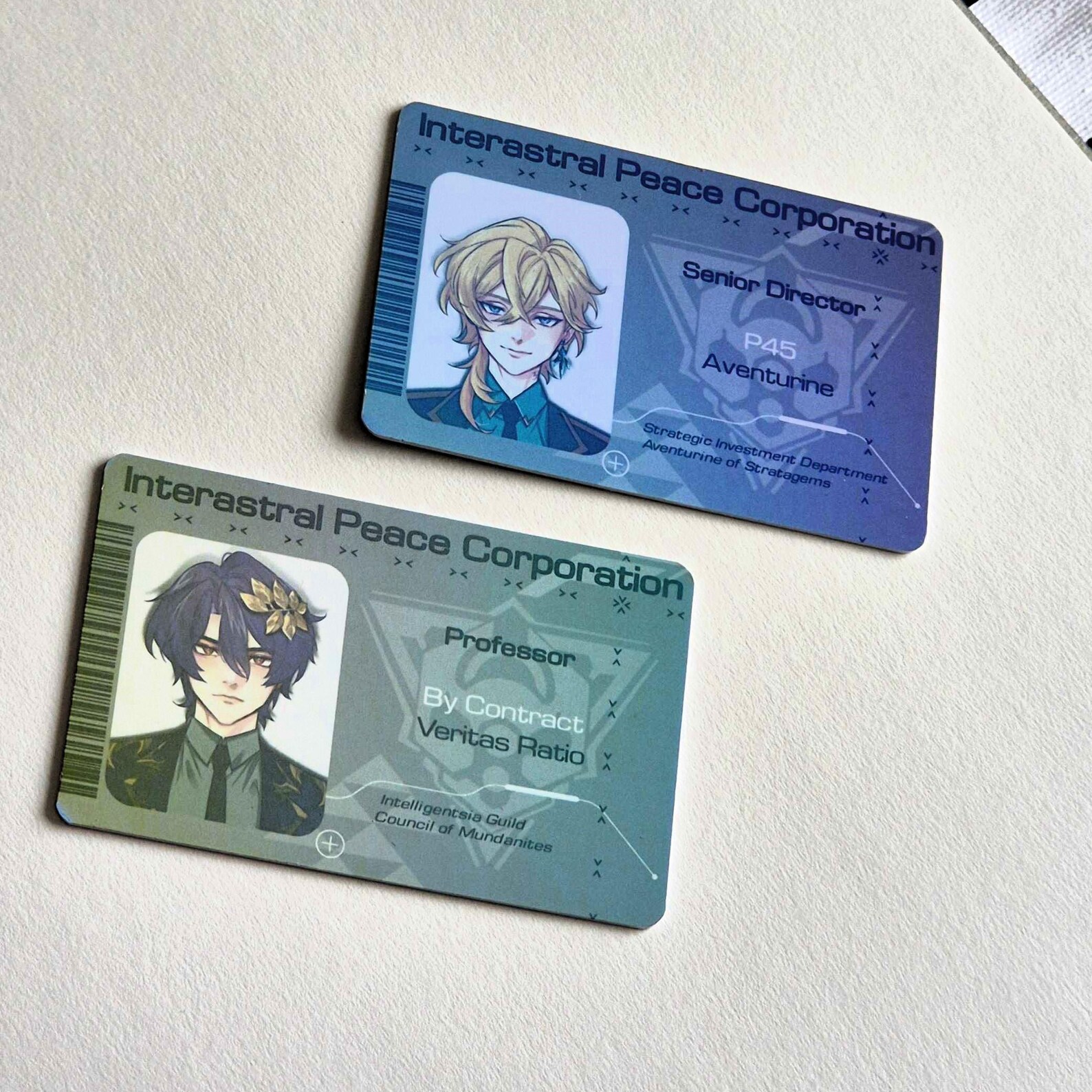 HSR IPC ID Cards Dr Ratio Aventurine Ratiorine Holographic Photocard ...