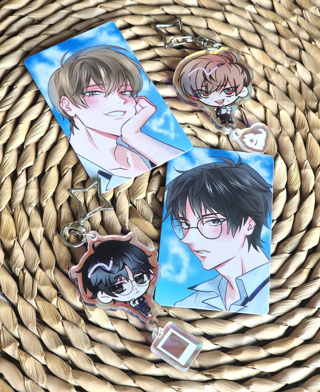 LITC Lost in the Cloud Linked Charms & Photocard Set - Etsy