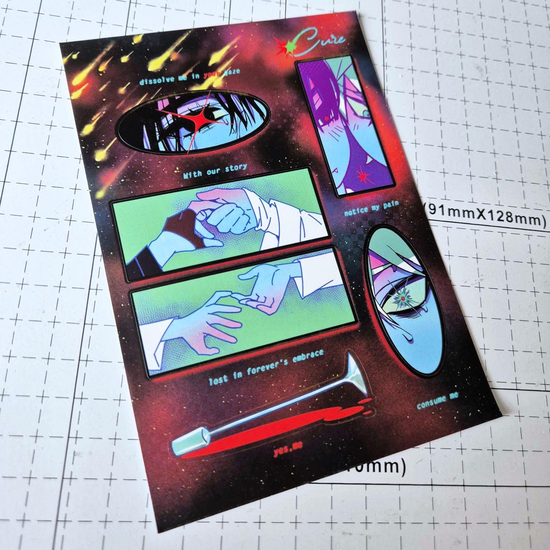 Ivantill Alienstage R6 Cure Round 6 A6 Sticker Sheet Ivtl - Etsy