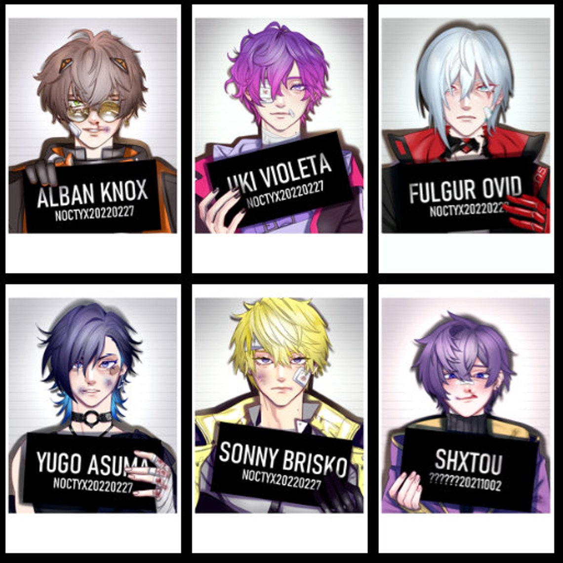 NOCTYX Shoto Vox Akuma Postcard Holographic 4x6in Prints - Etsy