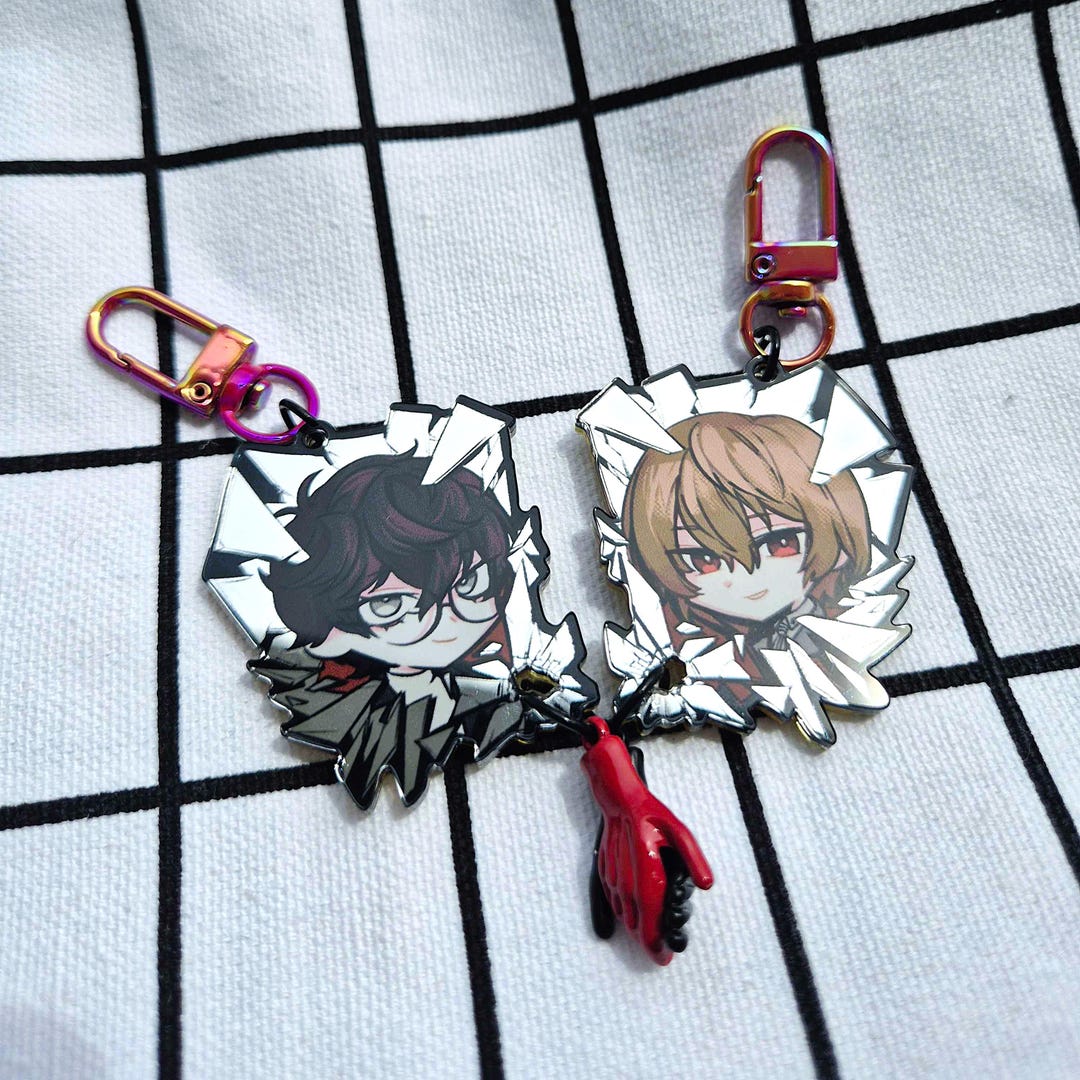 Persona 5 P5 Joker Crow Shuake Link Magnet Charm - Etsy