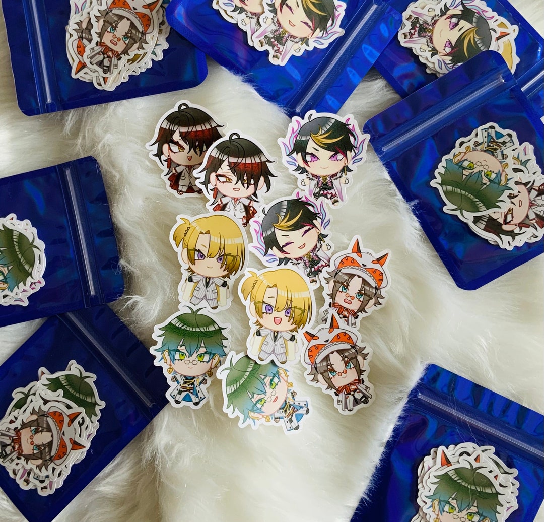 LUXIEM Noctyx Die Cut Stickers Set NIJISANJI EN - Etsy