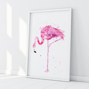 Flamingo Painting Print Signed Limited Edition Print of My - Etsy