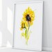 Sunflower Painting Signed Dated Numbered and Embossed - Etsy