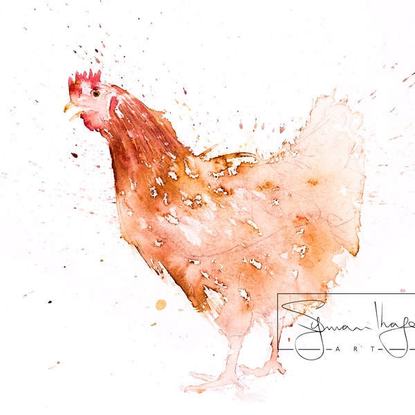 Chicken Painting - Etsy